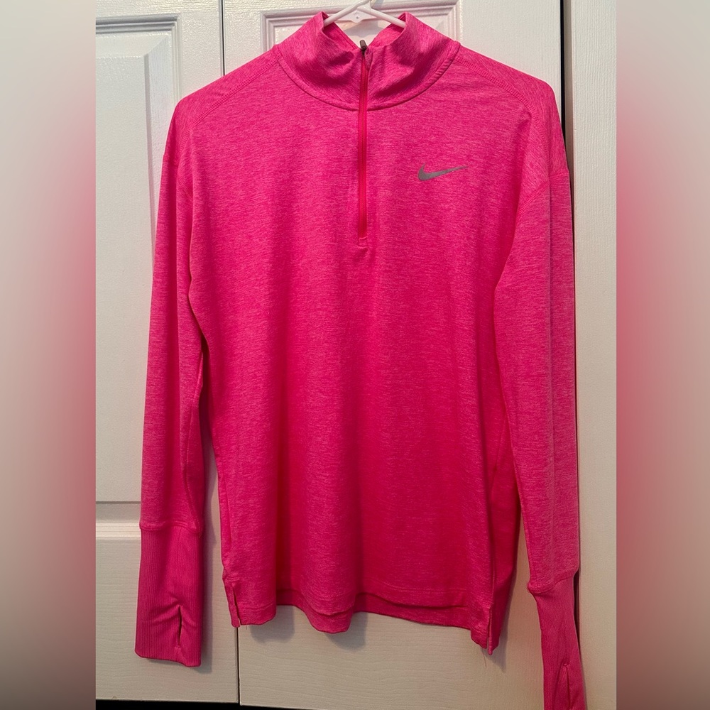 Nike Hot Pink Dri-Fit Pull Over. Small - Gem